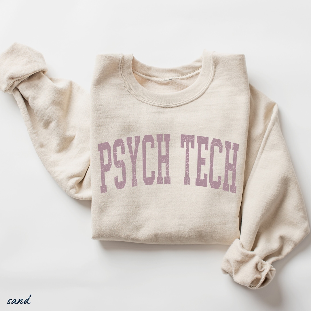 Psych Tech Sweatshirt, Mental Health Tech Crewneck, Psychiatric ...