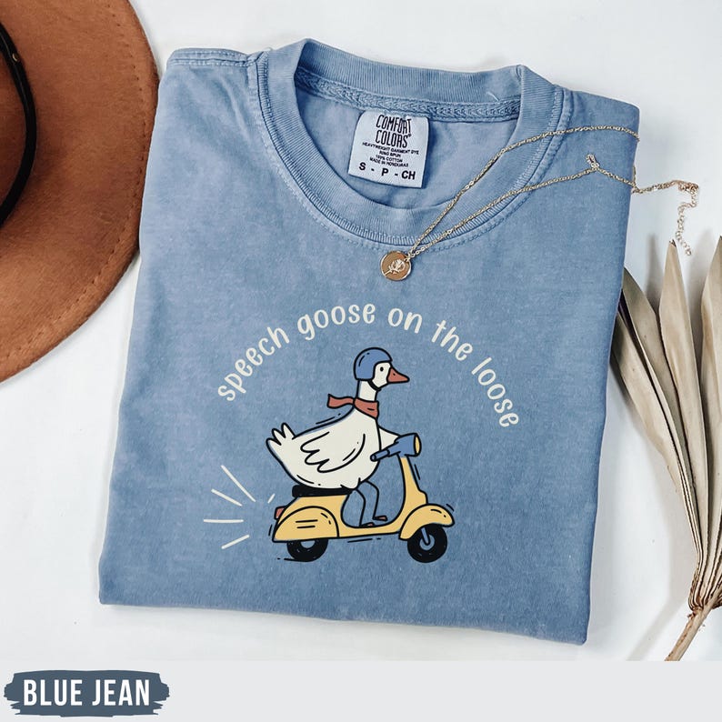 Silly Goose Speech Therapy Shirt, Cute Language Pathologist T-shirt ...