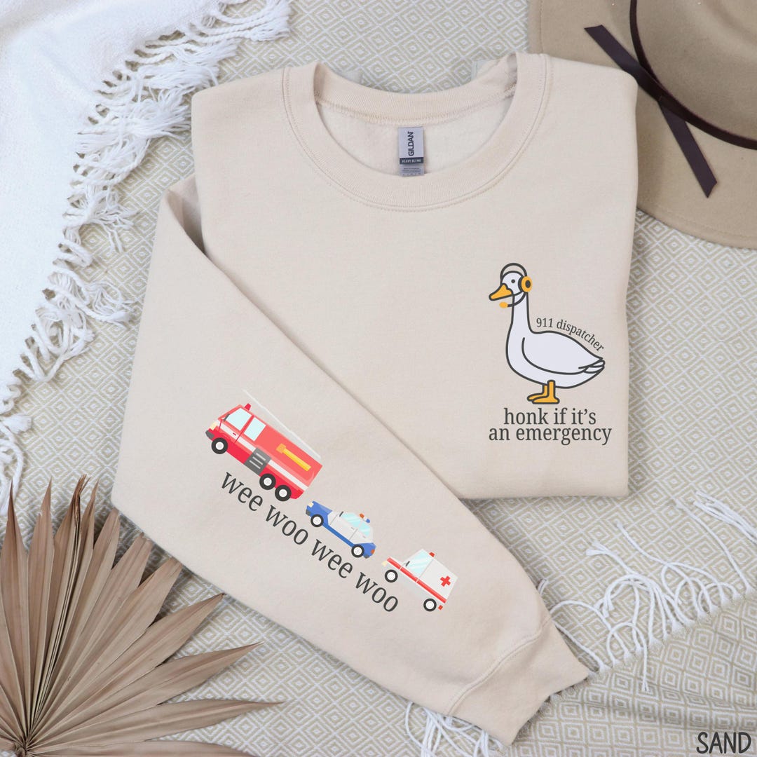 Silly Goose Dispatcher Sweatshirt, 911 Dispatch Crewneck Sweater ...