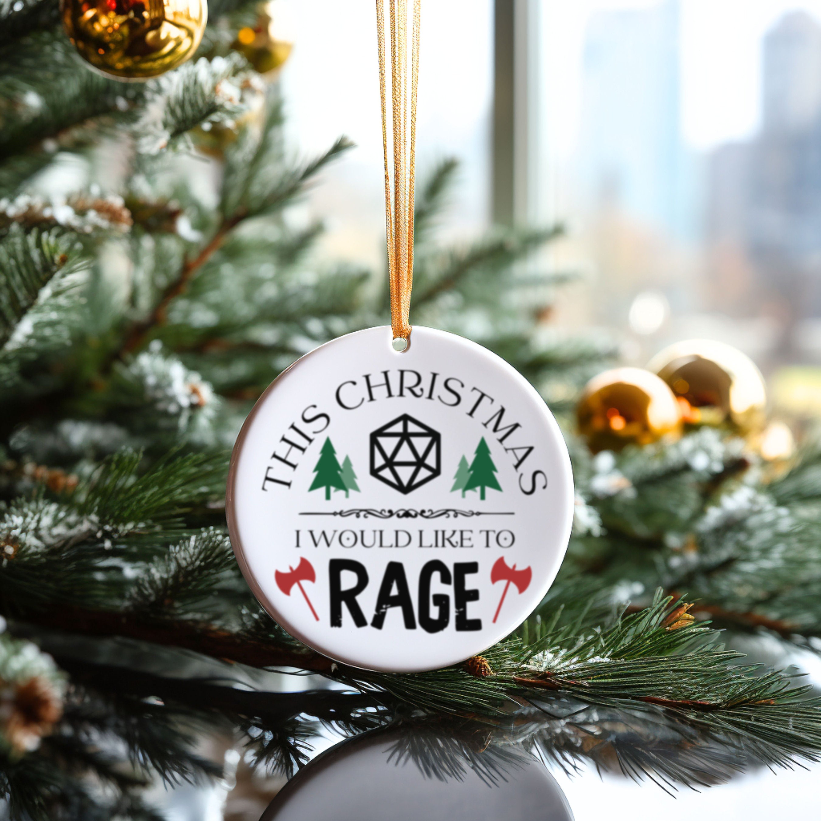 Dnd Christmas Ornament, Dnd Tree Ornament, Dnd Ornament 2023, Gift for ...