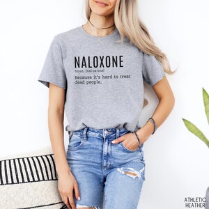 Naloxone T Shirt, Harm Reduction Shirt, Sobriety Recovery Shirt ...