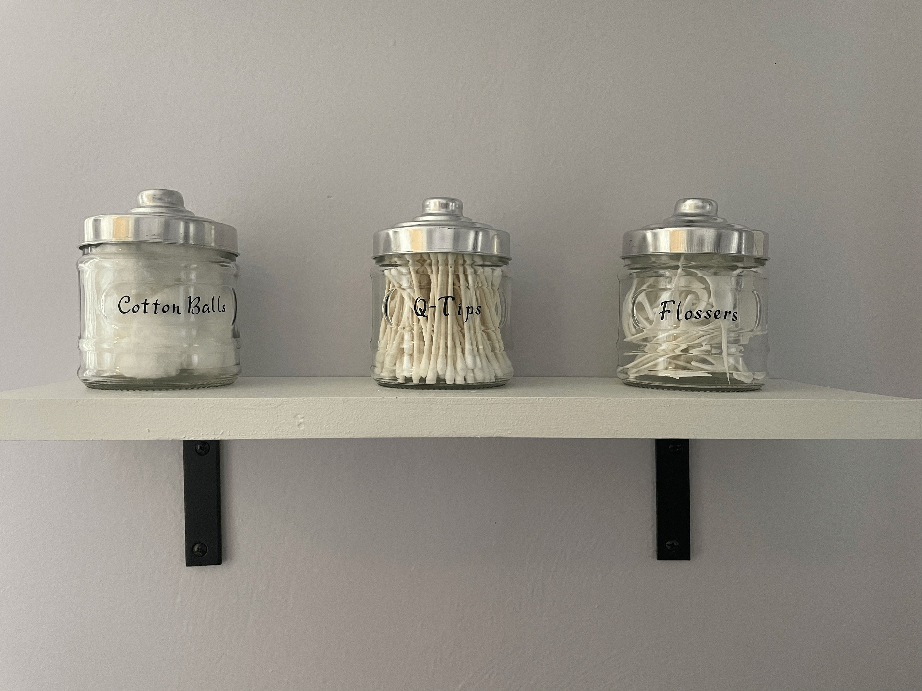 Modern Bathroom Storage Containers With Lids I Q-tip / Floss / Cotton ...