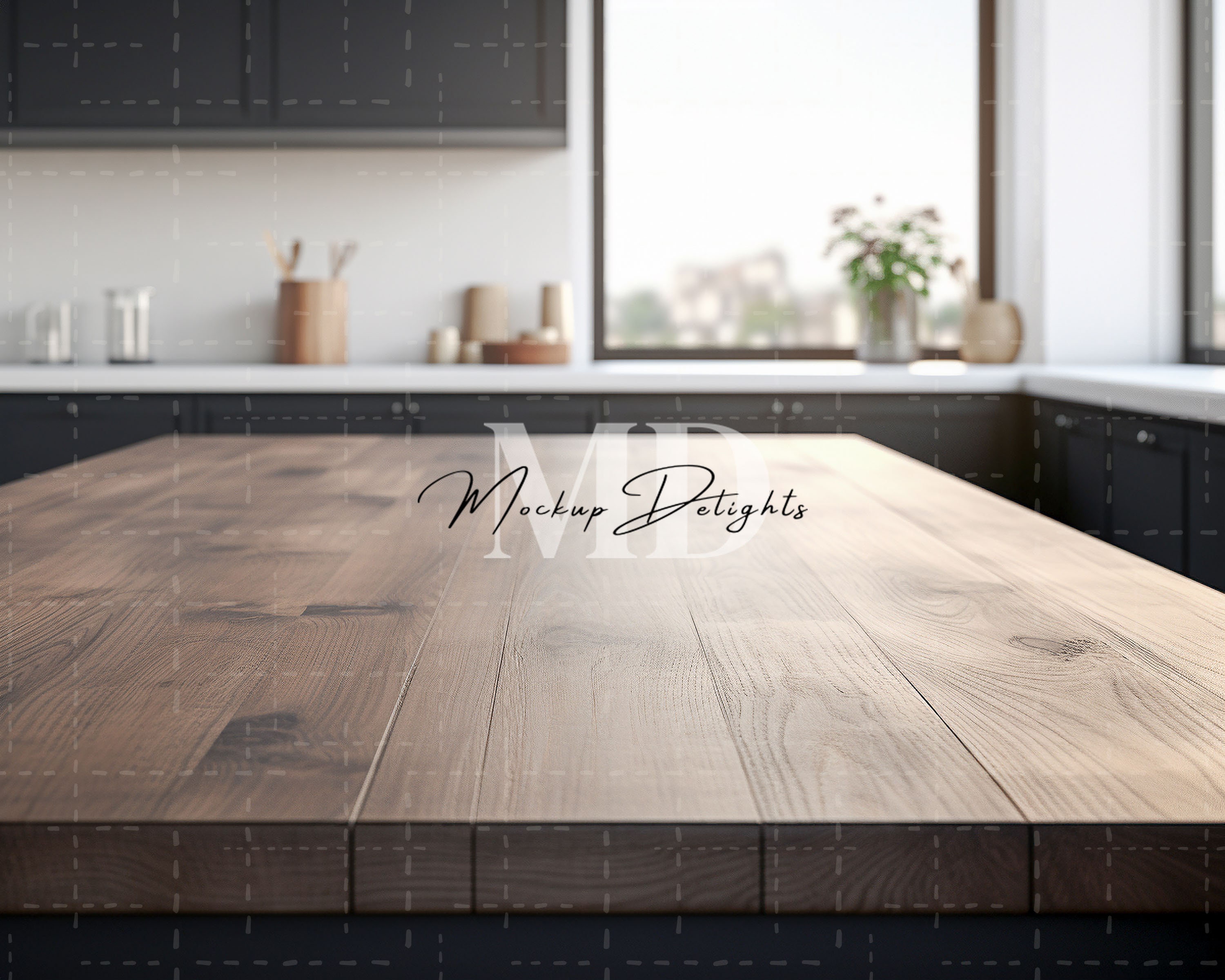 Kitchen Island Table Photo, for Product Display, Elegant Wooden Table ...