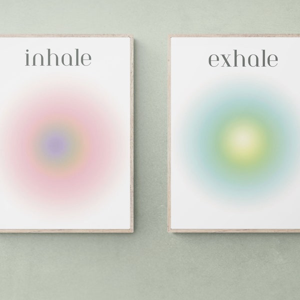 Inhale Exhale - Etsy