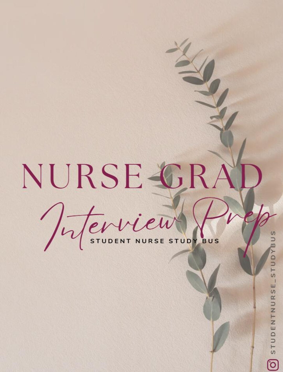 New Grad Nurse Interview Prep Bundle | Workbook + Flashcards - Etsy