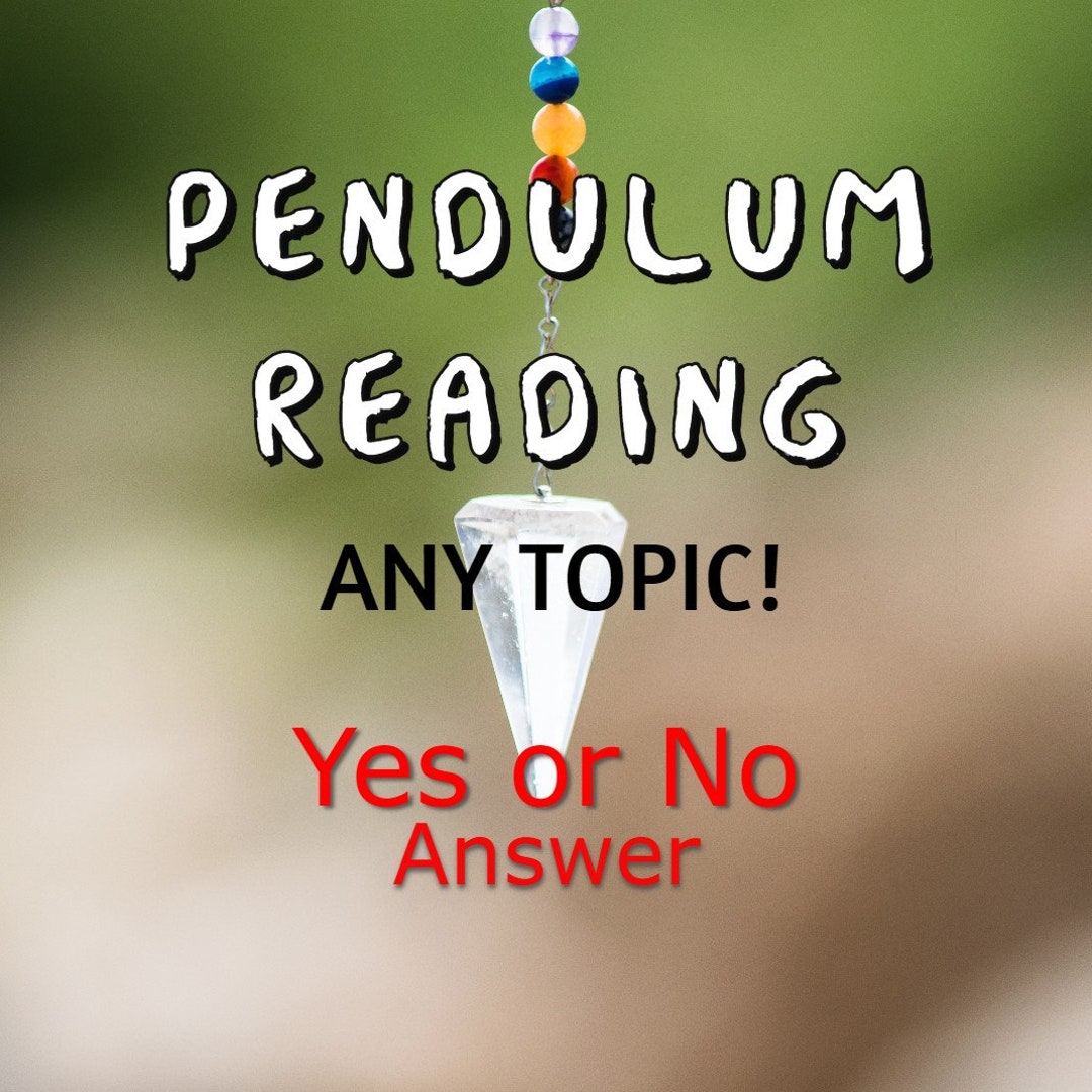 Divine Pendulum Reading: Yes or No Answer Ask a Question of the Goddess ...