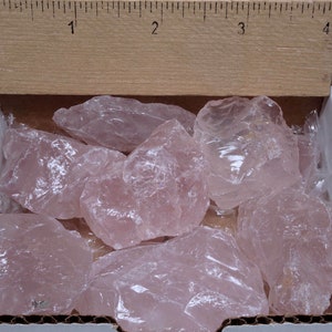 Rose Quartz 10 Oz Box Natural Pink Crystal Chunks Wholesale Raw ...