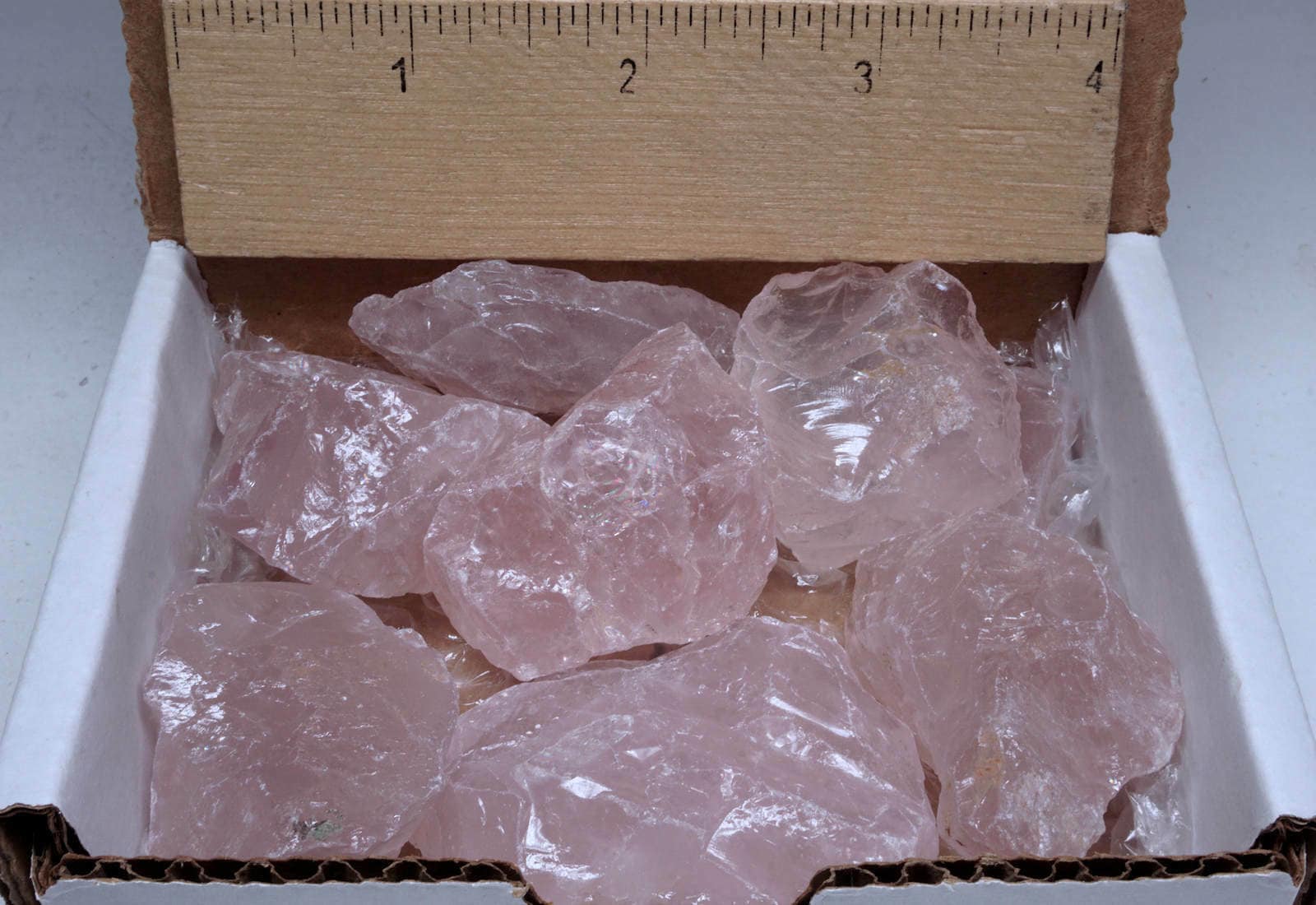 Rose Quartz 10 Oz Box Natural Pink Crystal Chunks Wholesale Raw ...