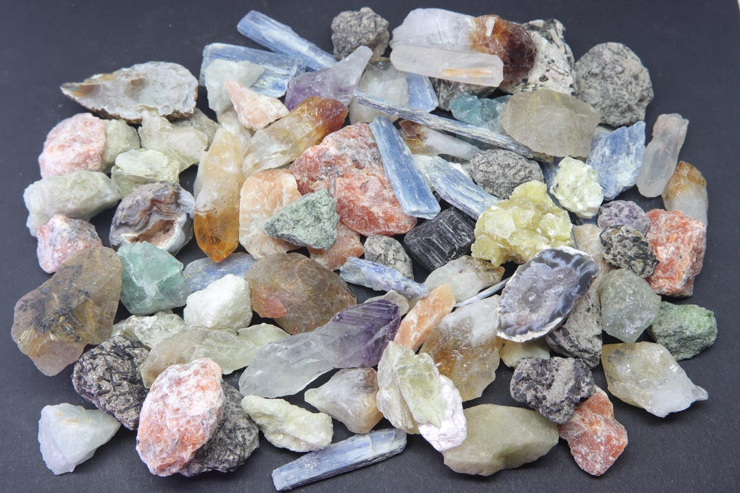 Crafters Brazil Mix 1 Lb Natural Crystals Mineral Specimens Mixed ...