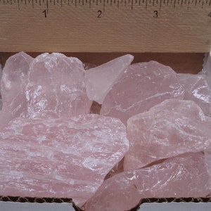 Rose Quartz 10 Oz Box Natural Pink Crystal Chunks Wholesale Raw ...