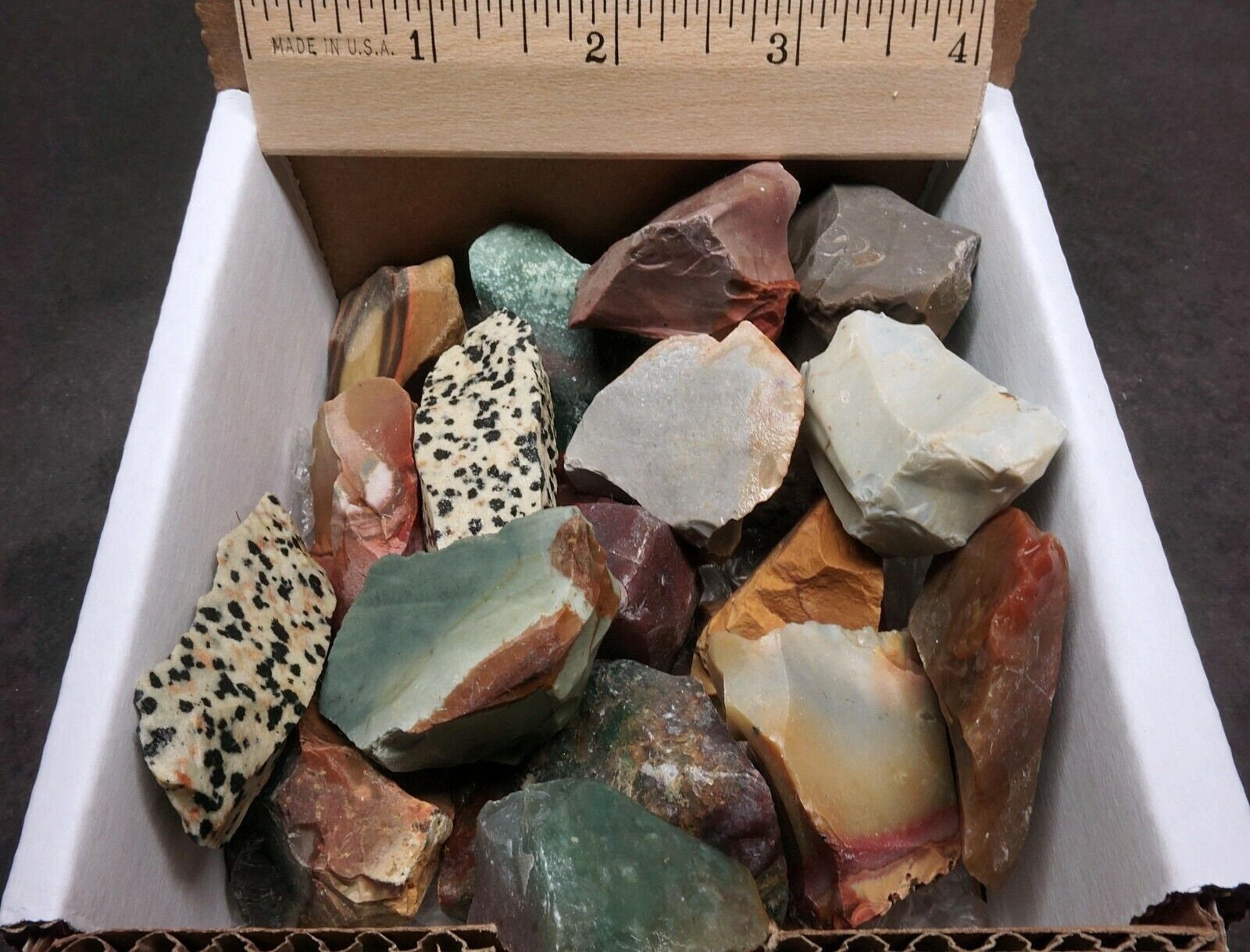 Jasper Mix Collection 1 LB Natural Multicolored Mineral Crystal ...