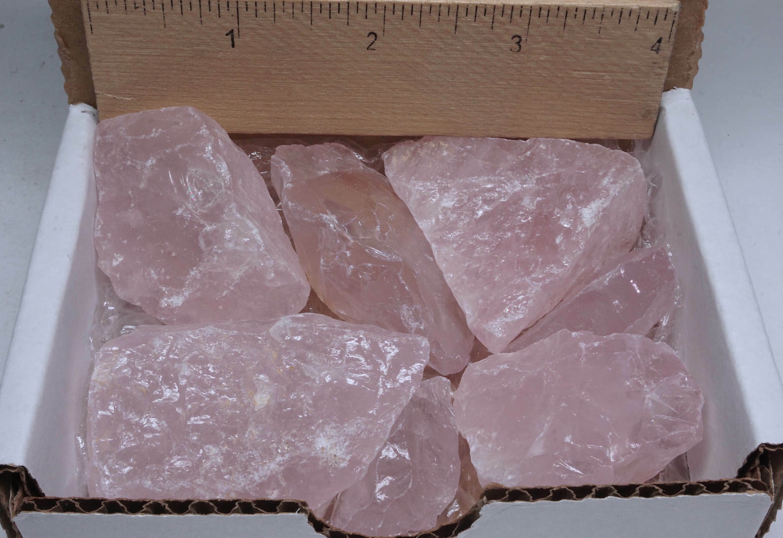 Rose Quartz 10 Oz Box Natural Pink Crystal Chunks Wholesale Raw ...