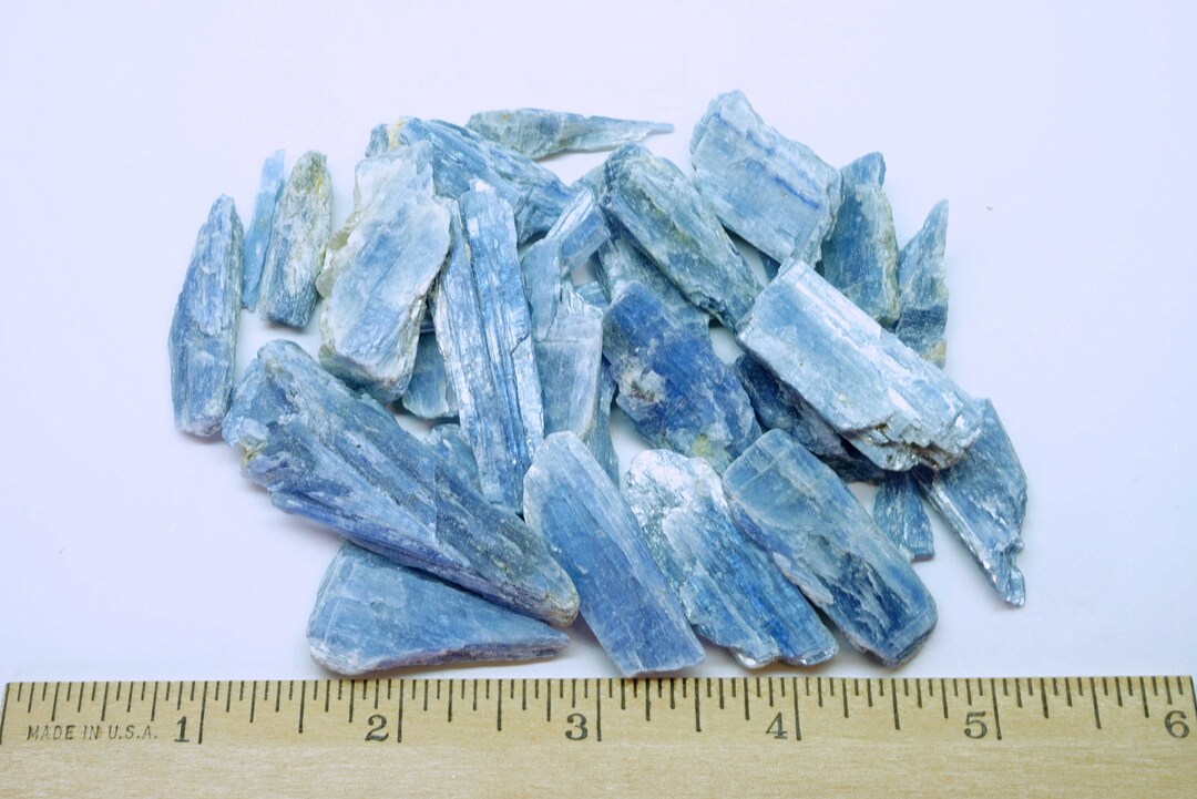 Kyanite 1/4 LB Rough Natural Blue Blade Crystals Wholesale Gemstone ...