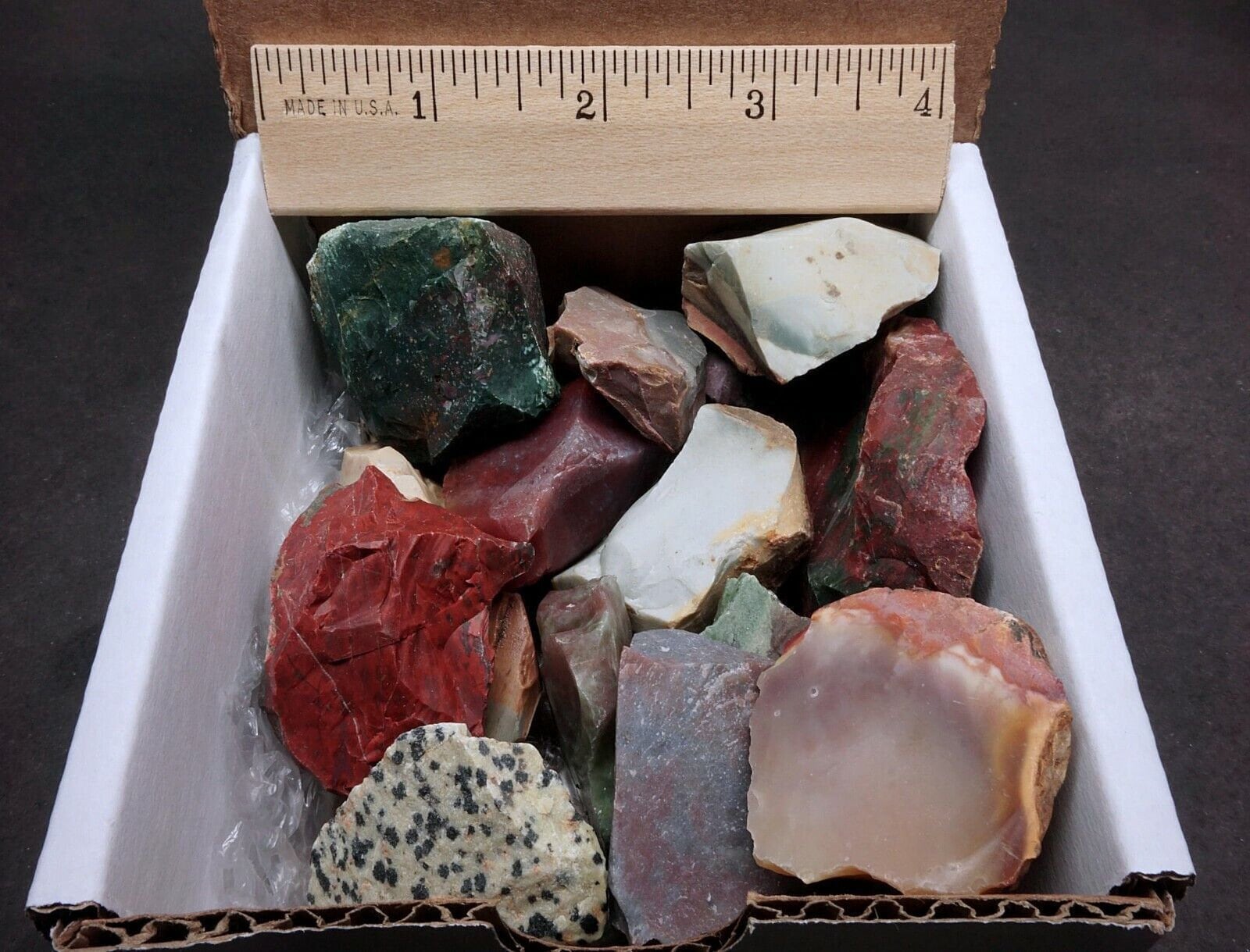 Jasper Mix Collection 1 LB Natural Multicolored Mineral Crystal ...