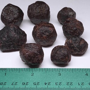 Garnet 1/4 Lb Lots Natural Dark Red Gemstone Mineral Crystal Rough ...