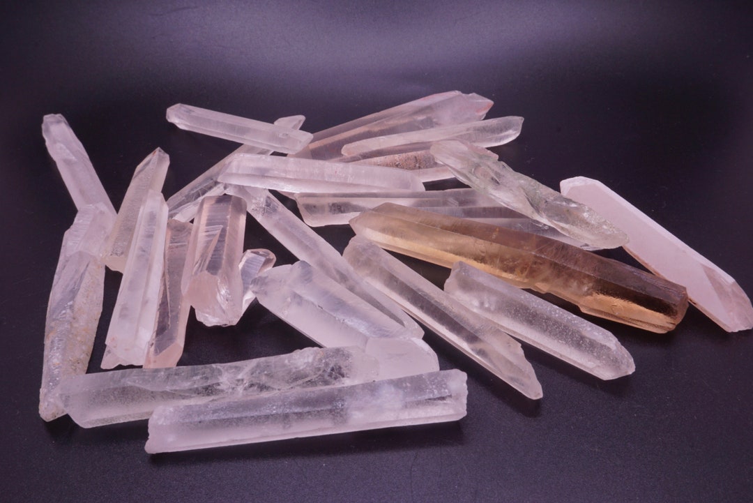 Singing Quartz Crystals 1/4 Lb B Grade Natural Crystals Mineral ...