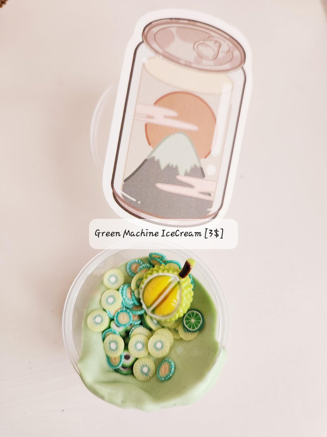 Green Machine Ice Cream Slime - Etsy