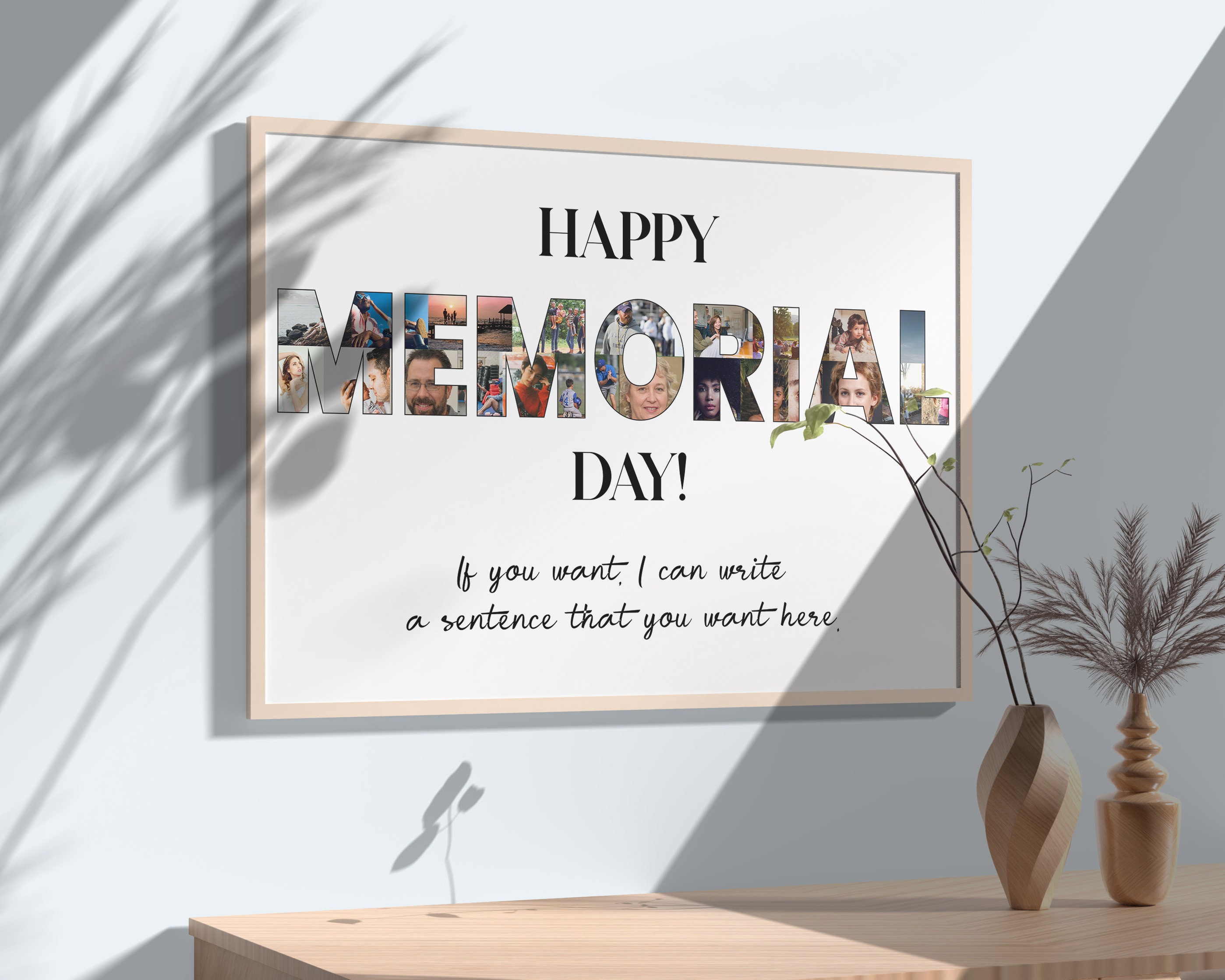 Custom Memorial Day Collage, Commemorating Heroes, Happy Memorial Day ...