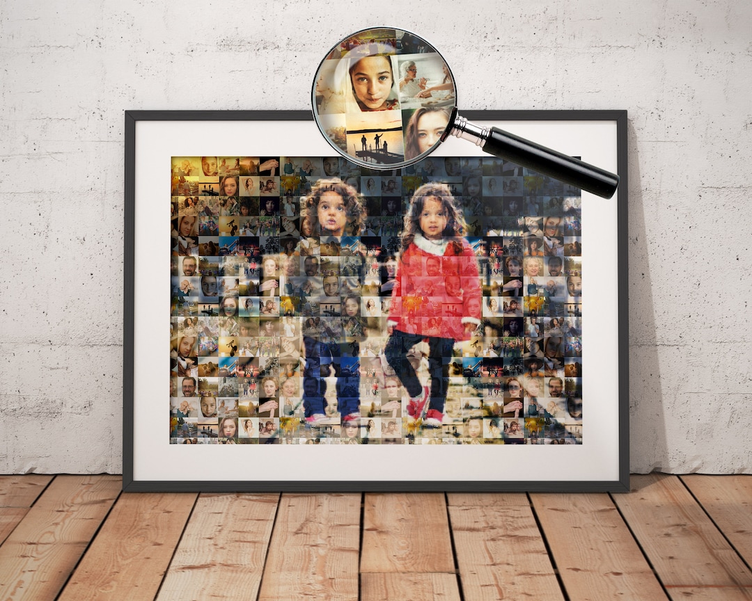 Benutzerdefinierte Kinder Mosaik Collage, Kinder Foto Geschenk ...