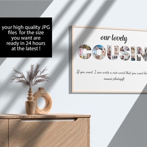 Custom Cousin Collage, Customized Gift, Gifts for Cousins, Cousin Crew ...