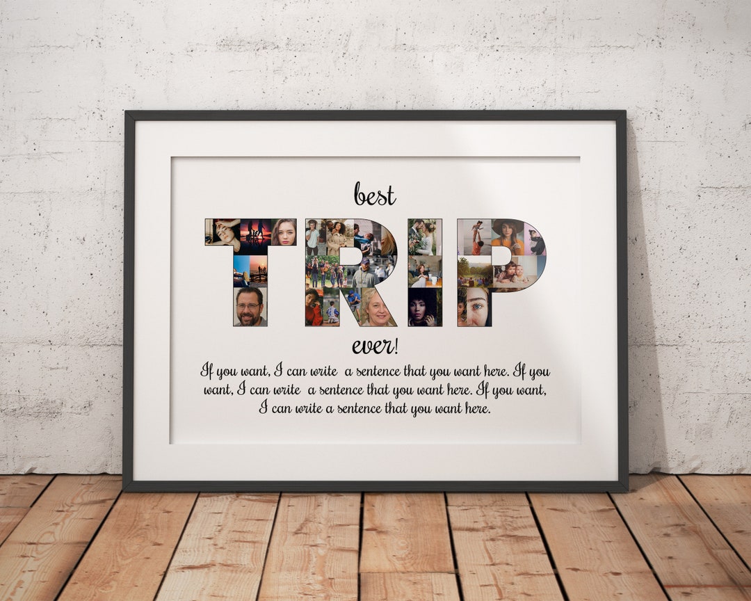 Custom Trip Collage, Travel Memories, Personalized Photo Collage ...
