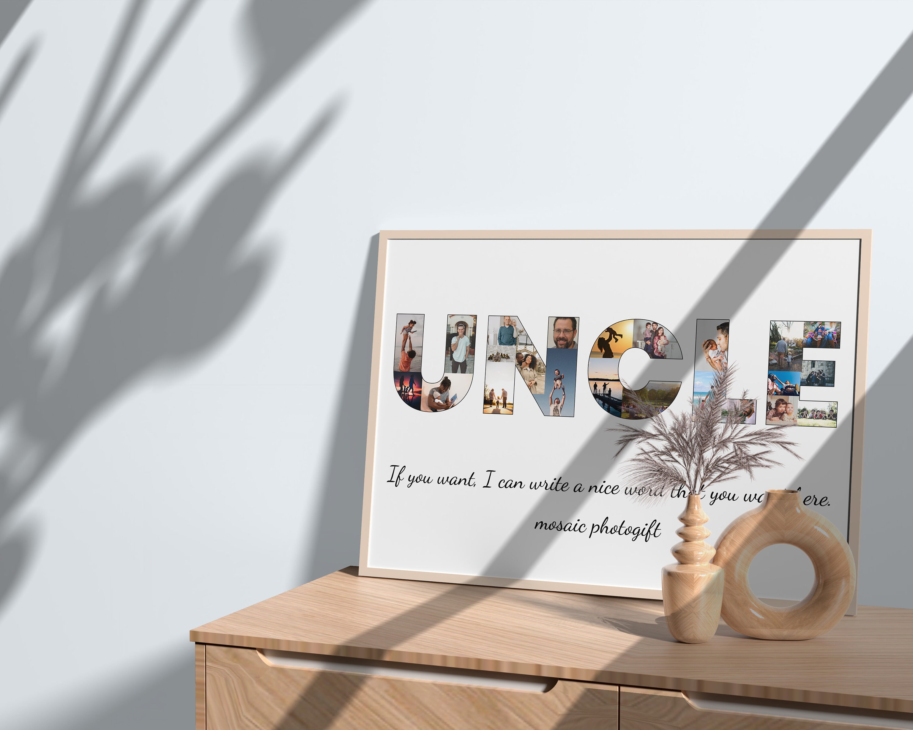 Custom Uncle Collage Personalized Photo Collage Gifts for - Etsy