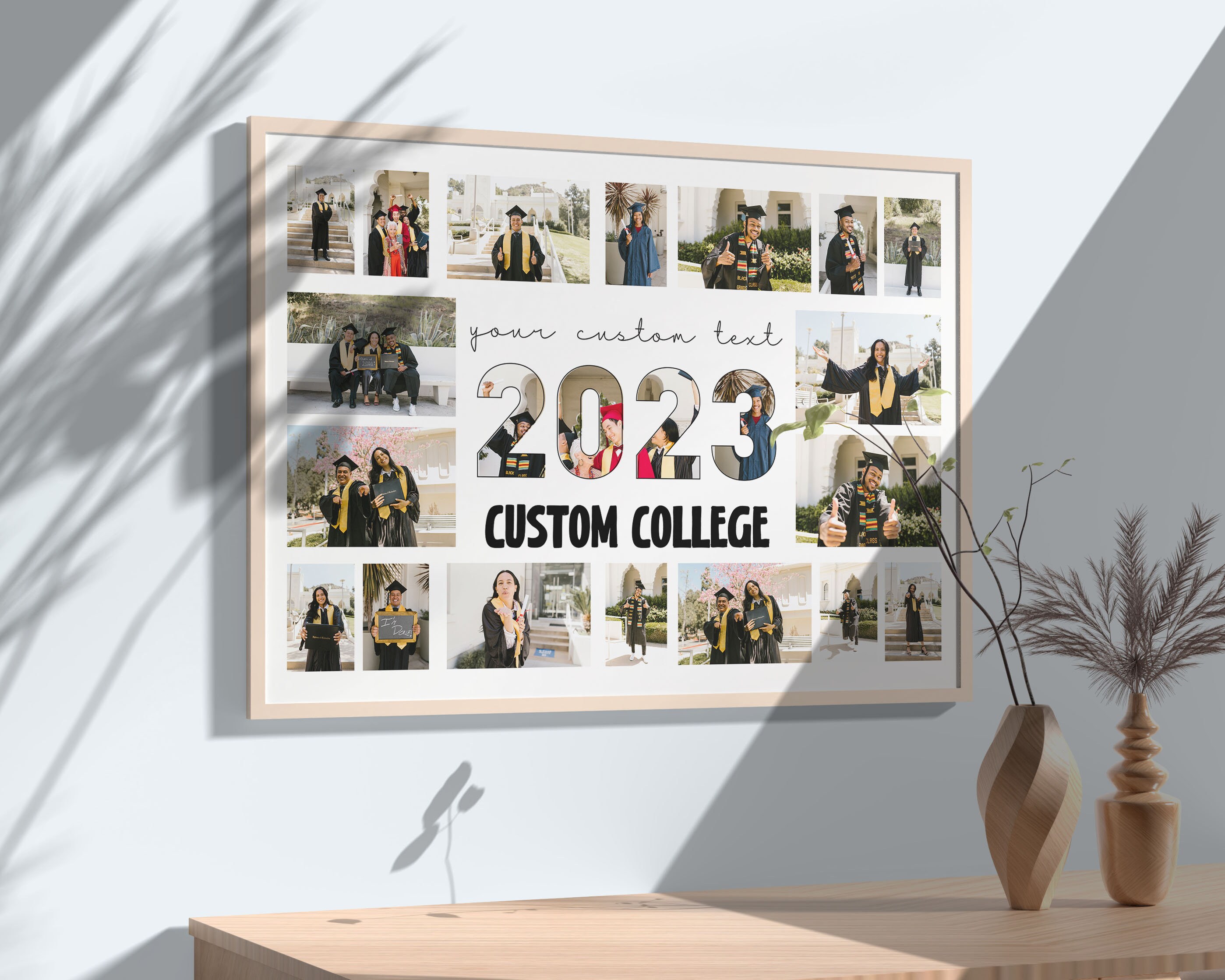 Custom Graduation 2023 Collage Gift Present for School - Etsy