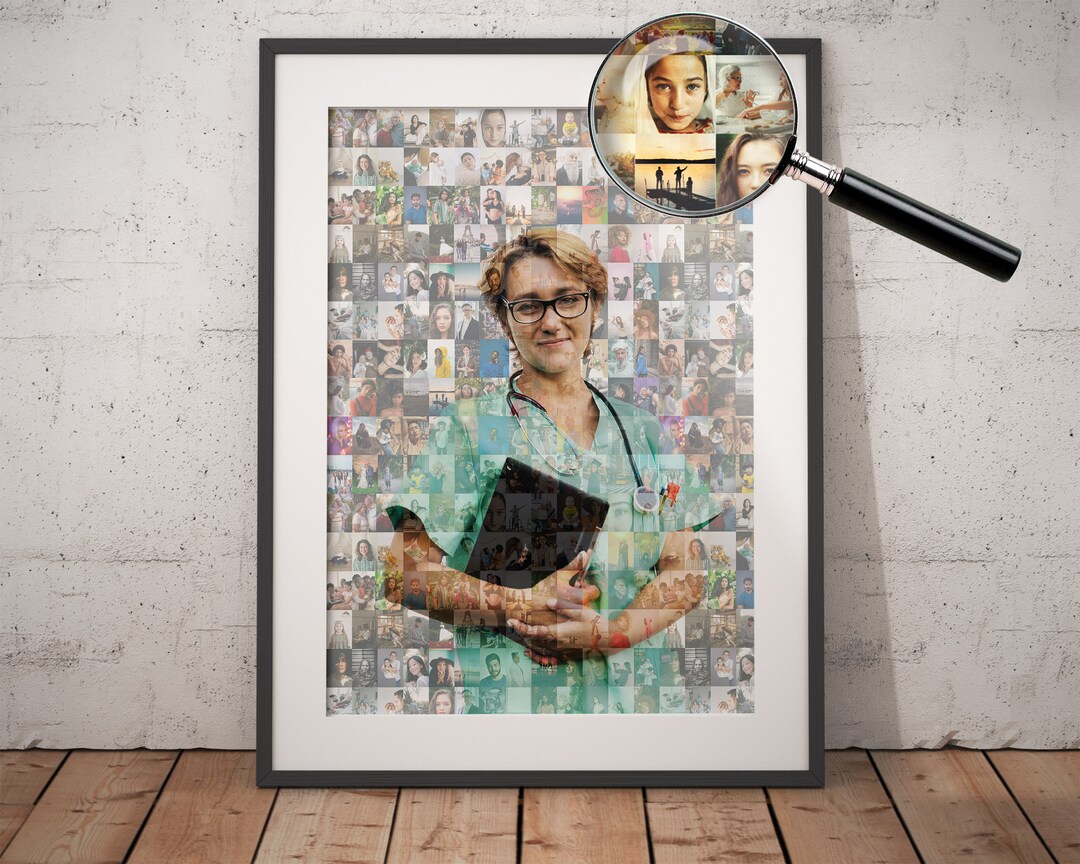 Custom Nurse Photo Collage: Unique Medical Gift (digital Download) - Etsy