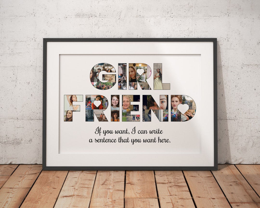 Custom Girlfriend Collage, Gift for Loved Ones, Milestones Presents ...