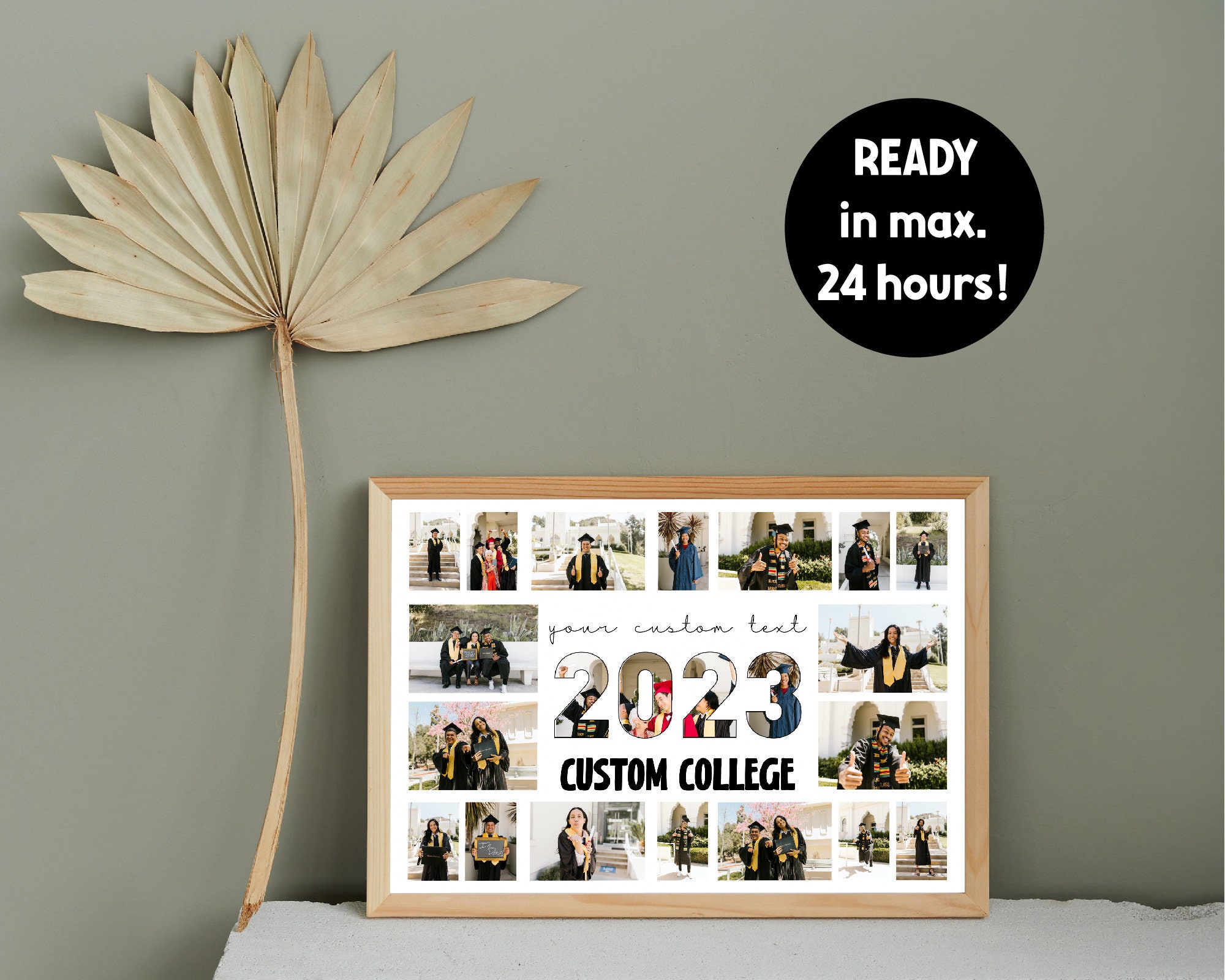 Custom Graduation 2023 Collage Gift Present for School - Etsy