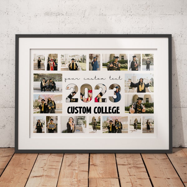 Graduation Party Collage - Etsy