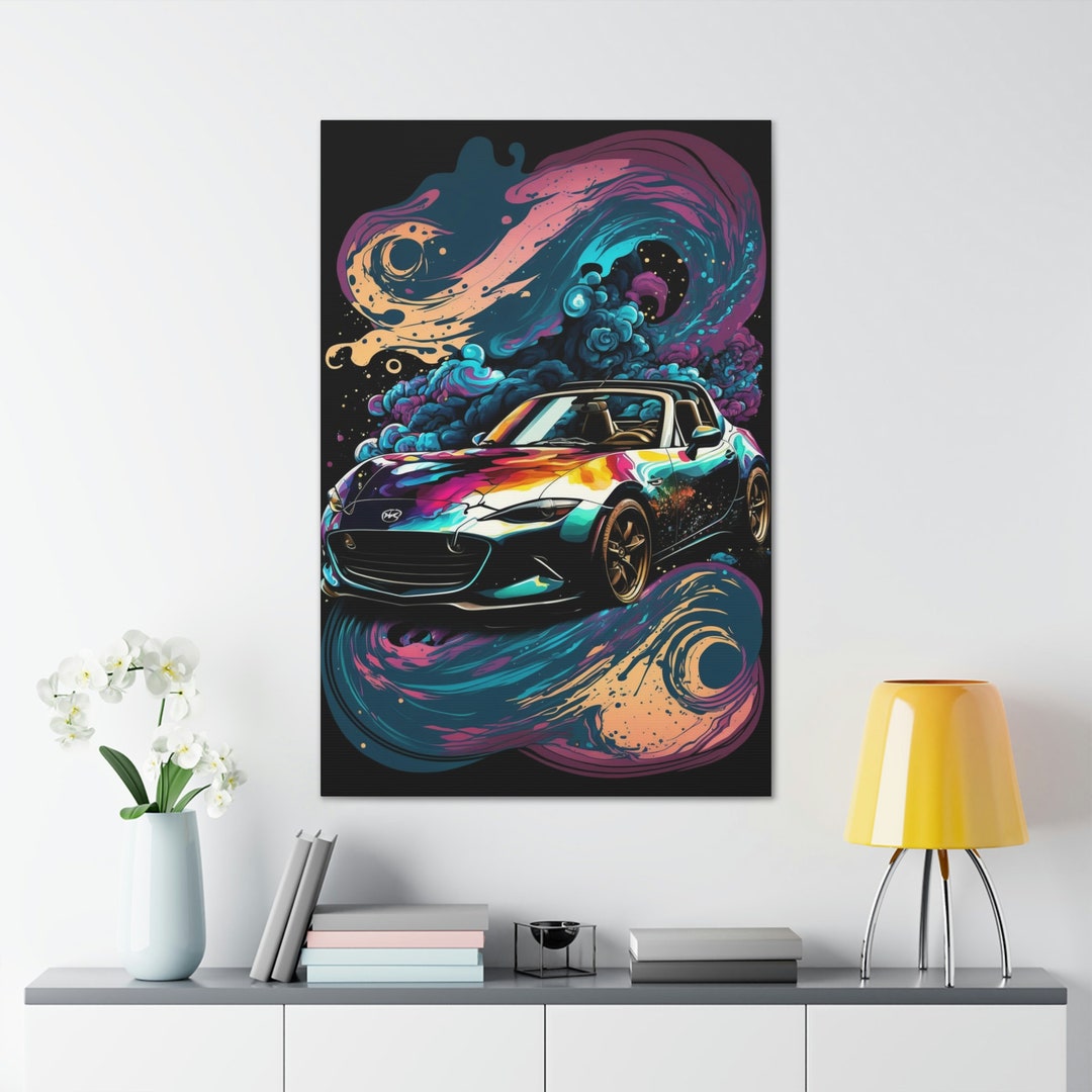 Custom Mazda MX5 Miata Canvas Gallery Wraps - Etsy