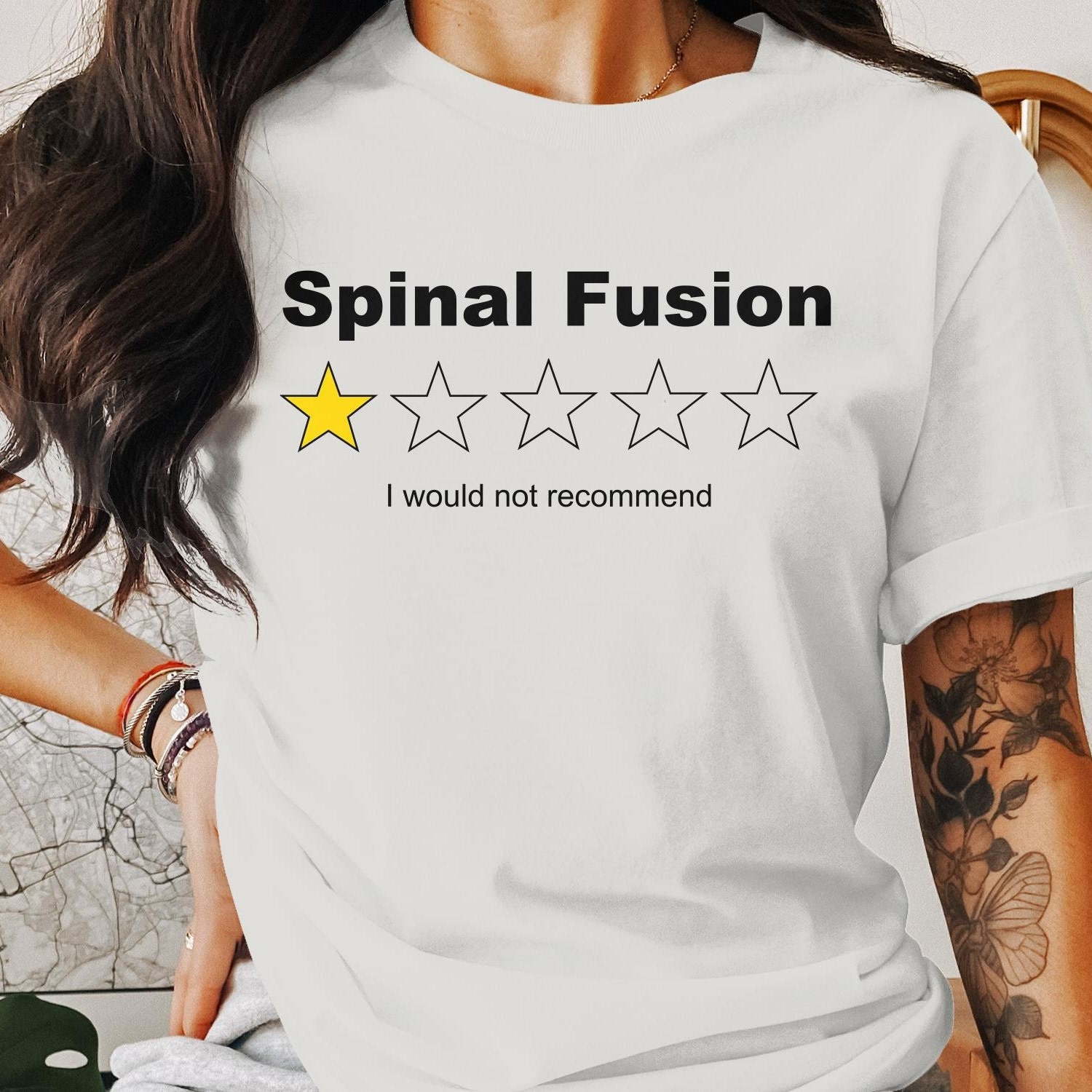 Spinal Fusion Shirt for Scoliosis T-shirt for Back Surgery Gift for ...