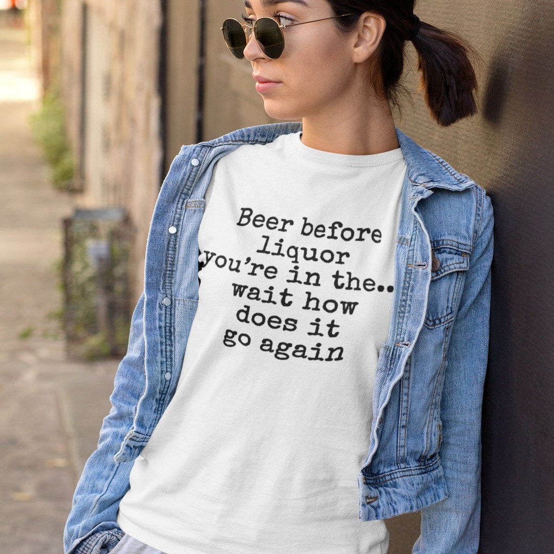 Funny Drinking T-shirt for Cocktail Lover Day Drinking T-shirt for Beer ...