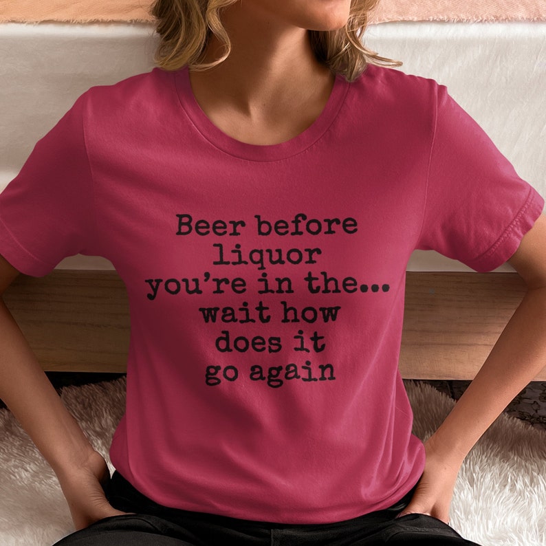 Funny Drinking T-shirt for Cocktail Lover Day Drinking T-shirt for Beer ...