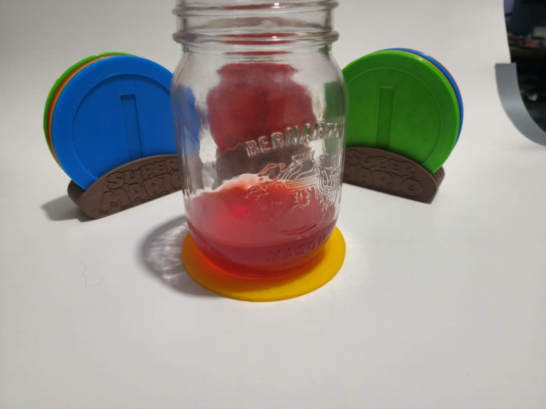 Mario Bros Coin Coaster / Mario Bros Coasters - Etsy