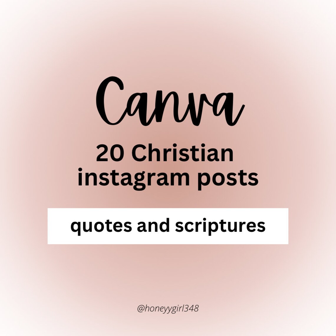 20 Christian Instagram Post Templates Bible Verse Template - Etsy