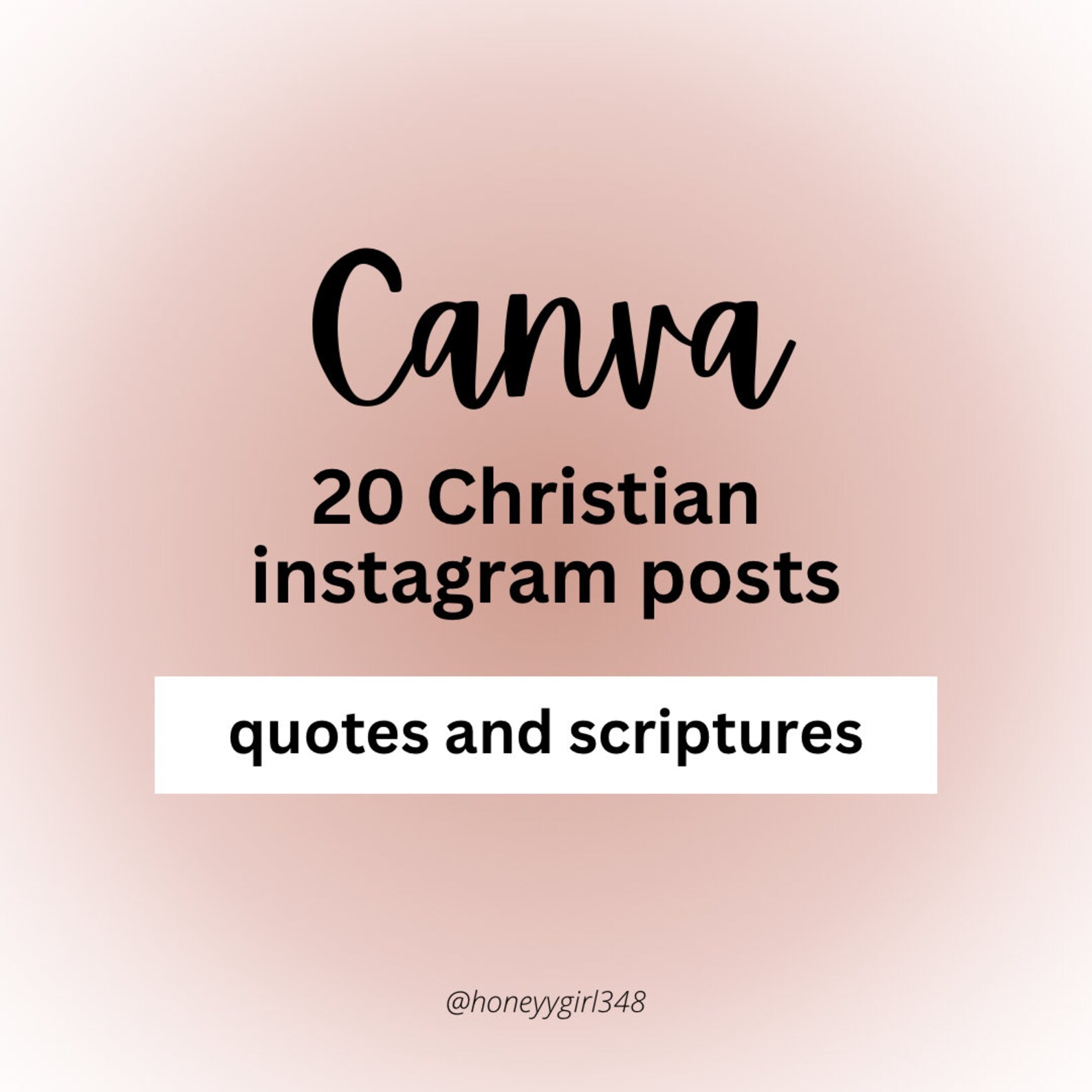 20 Christian Instagram Post Templates Bible Verse Template - Etsy