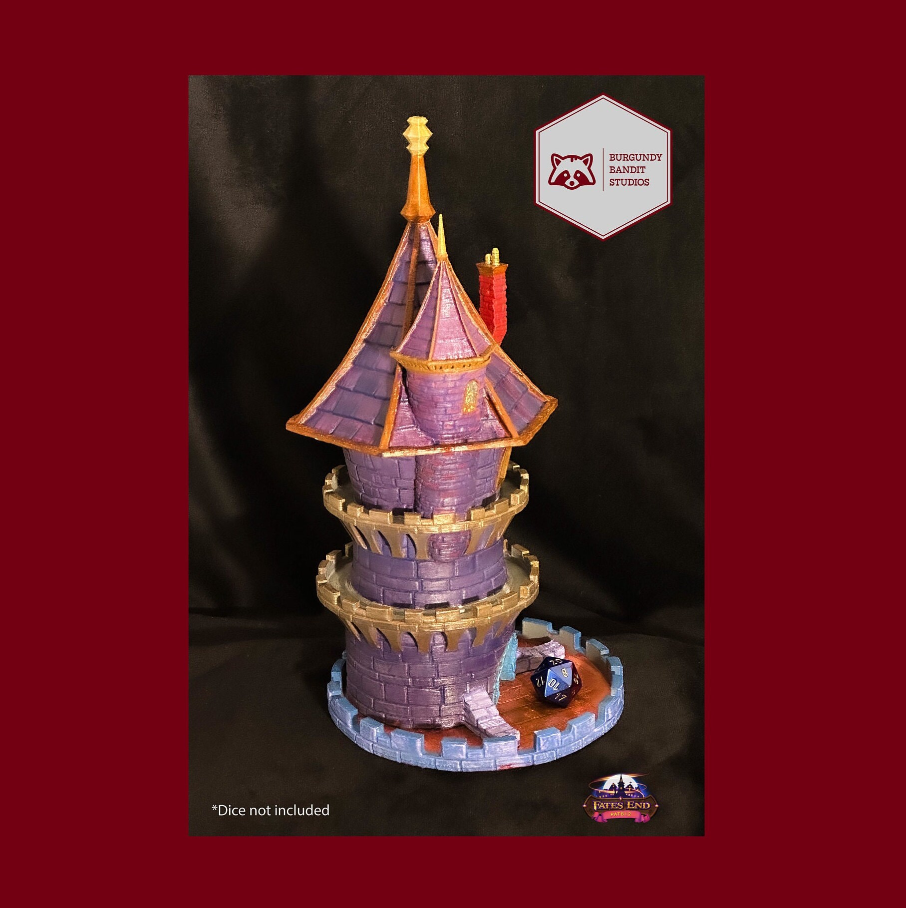 Alchemist's Attic Painted Dnd Dice Tower - Etsy