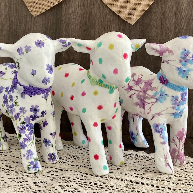 Paper Mache Animal - Etsy