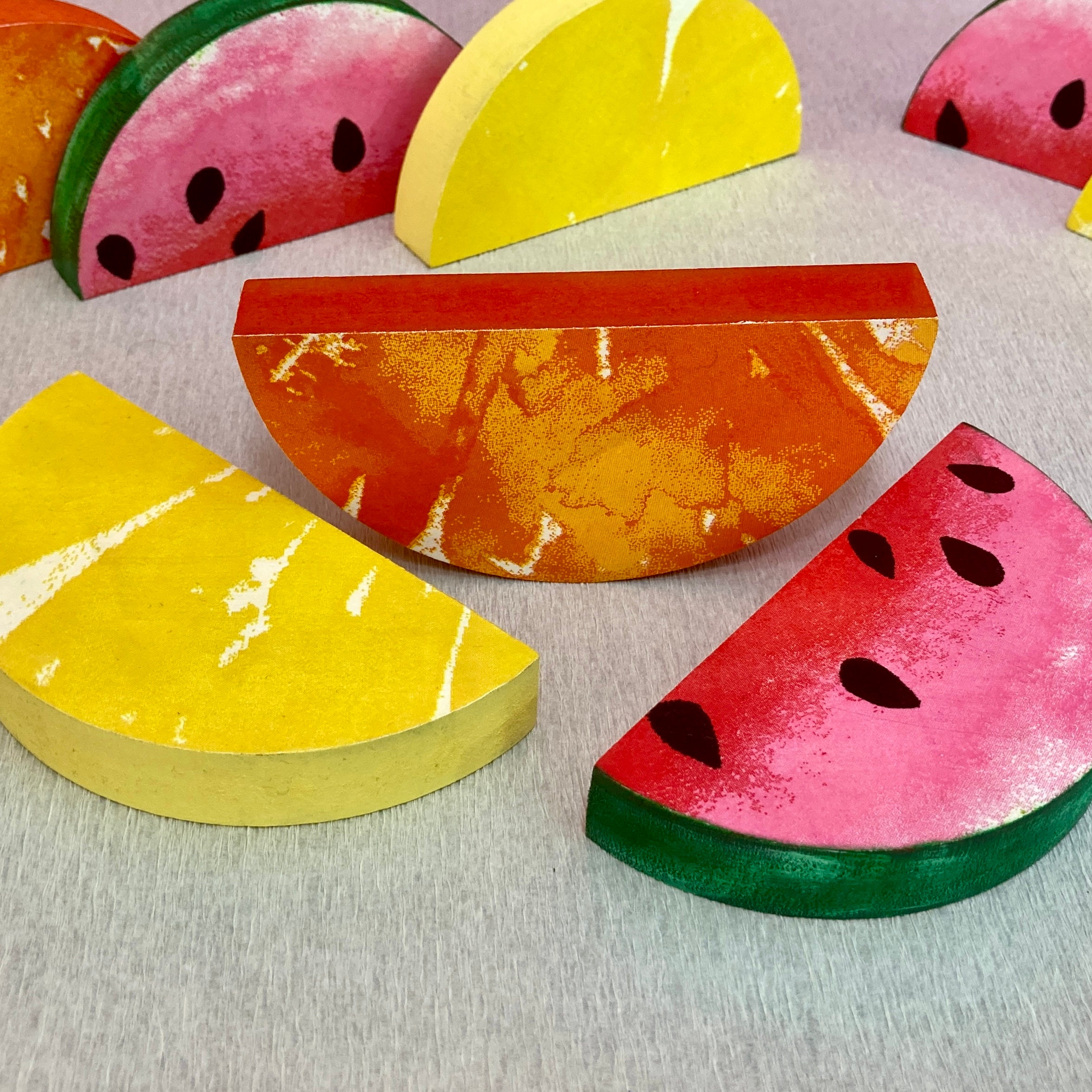 Summer Fruit Set / Citrus and Watermelon Tiered Tray / Fruit Kitchen ...