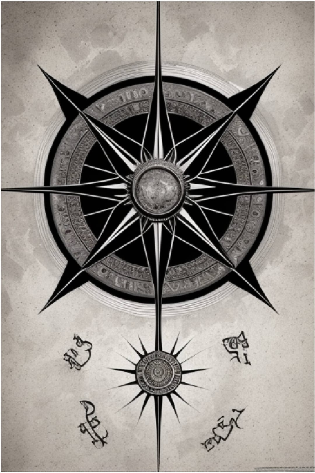 Digital Art Compass - Etsy