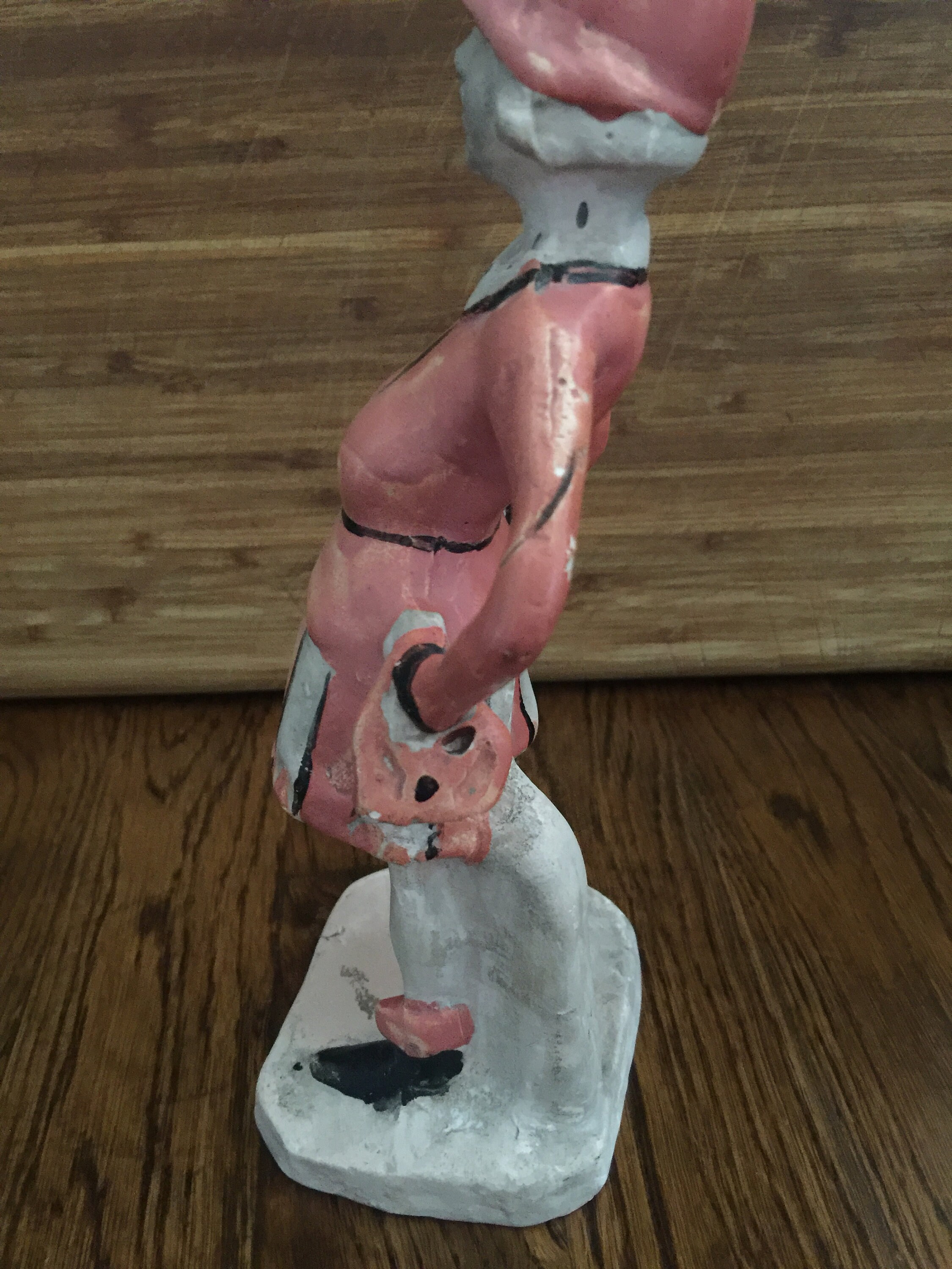 Vintage Chalkware Flapper Girl 1930 - Etsy