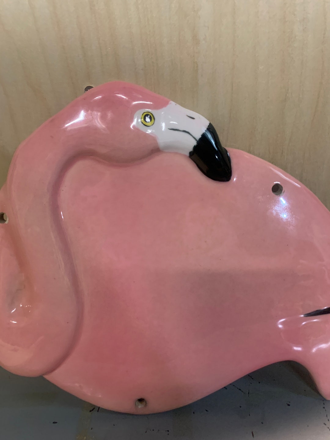 Handmade Ceramic Flamingo Signed King 138/500 - Etsy