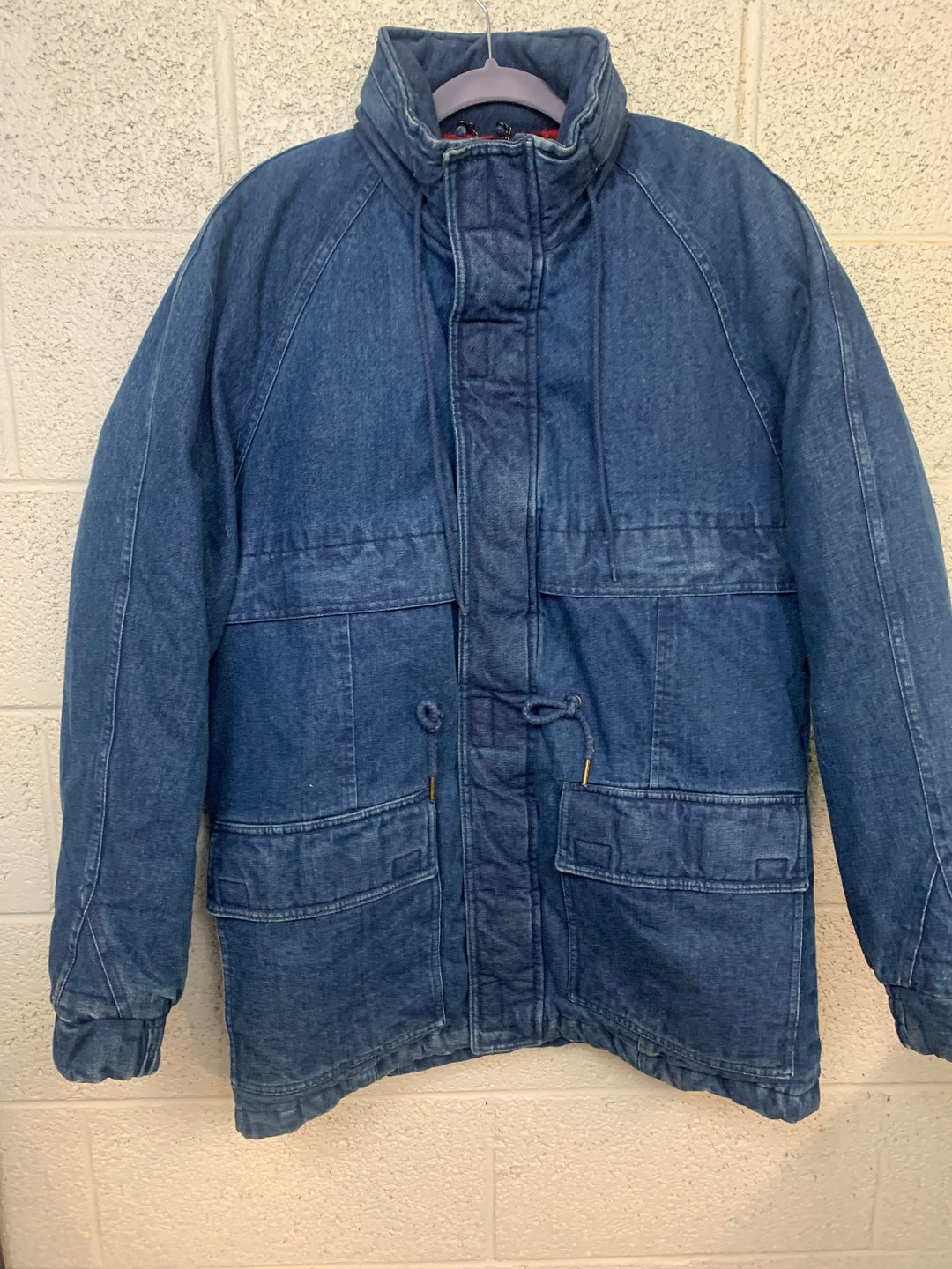 Vintage Guy Laroche Paris Denim Puffy Jacket (s) - Etsy