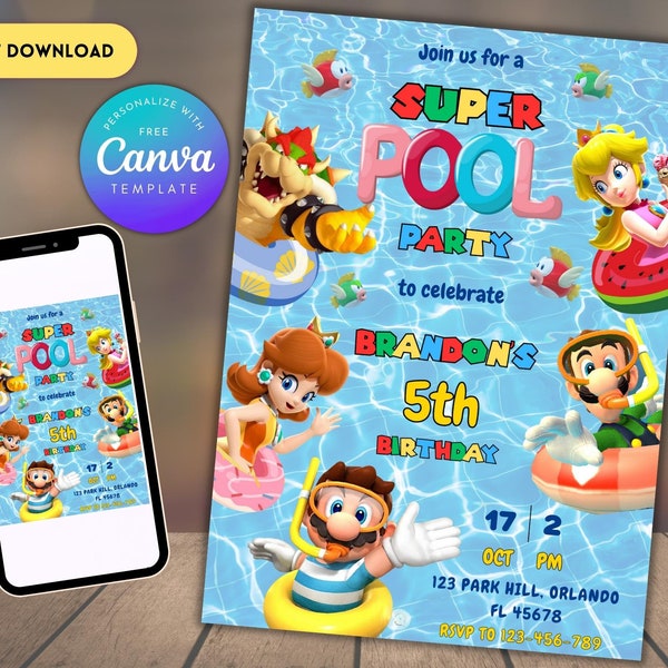 Pool Party Decor - Etsy