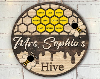 Bee Theme Classroom Door - Etsy