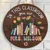 Personalized Teacher Door Sign, Composition Notebook Classroom ...