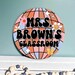 Disco Classroom Door Sign, Groovy Teacher Door Hanger, Back to School ...