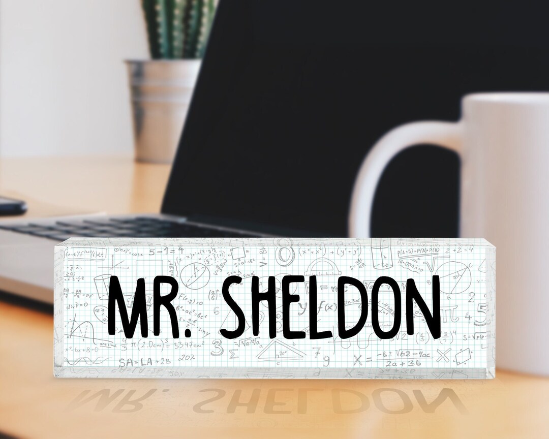 Custom Math Teacher Sign, Teacher Appreciation Gift, Math Teacher Gifts ...